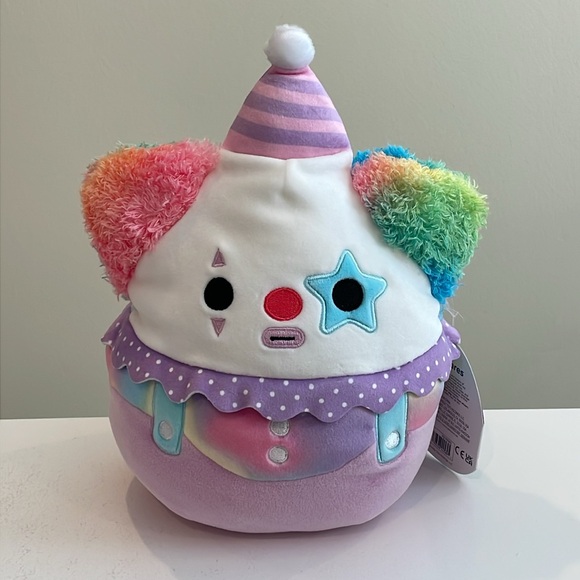 Squishmallows | Other | Nwt 8 X Axis The Pastel Clown Squishmallow ...